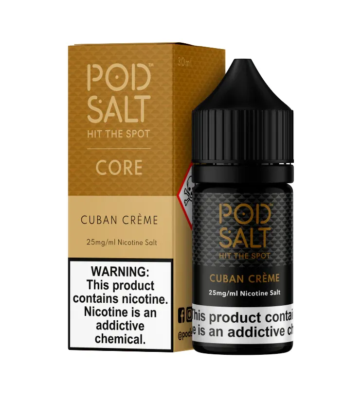 سالت سیگار کوبایی و خامه پاد سالت POD SALT CUBAN CREME ORIGIN - دکتر ویپاد